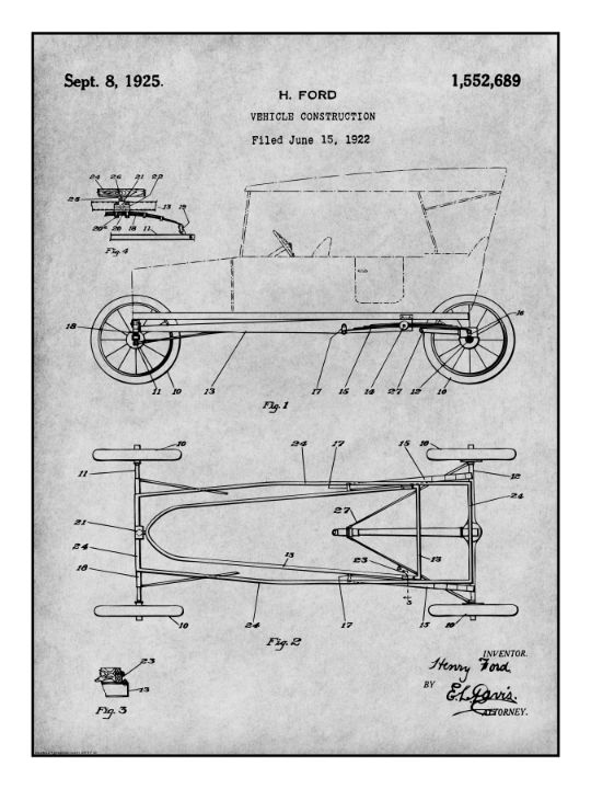 1922 Henry Ford Vehicle Construction - Studio21Graphix - Digital Art ...