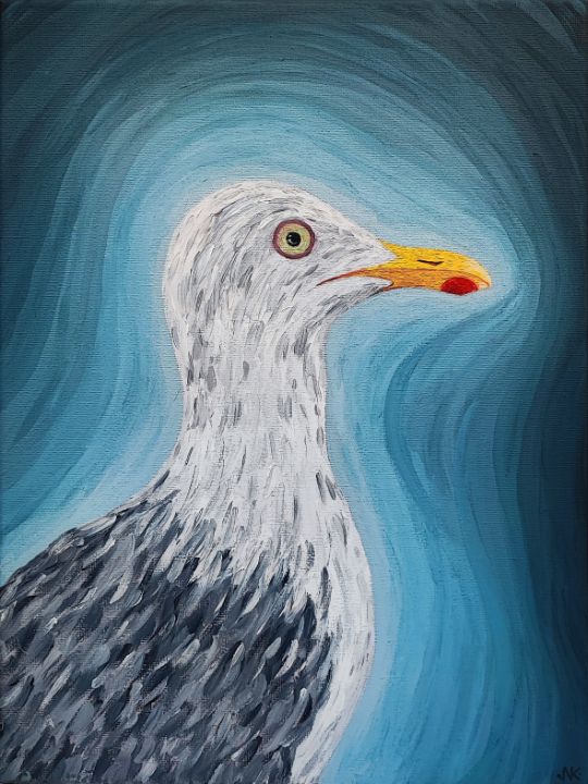 larus argentatus - Nataliia Nikulina - Paintings & Prints, Animals ...