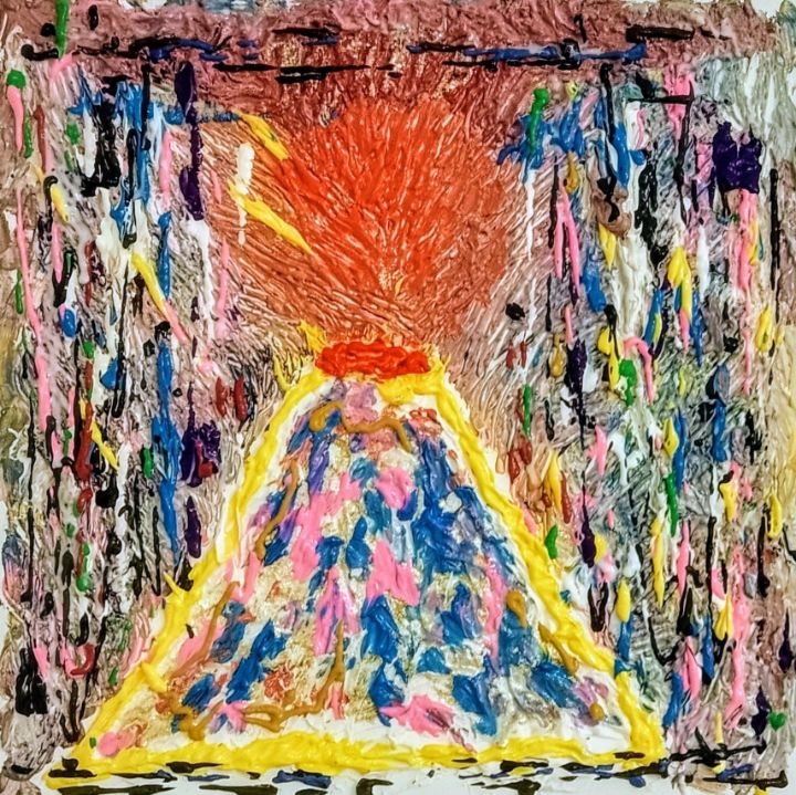 Vulcano caramella - rosberg - Paintings & Prints, Abstract, Figurative ...