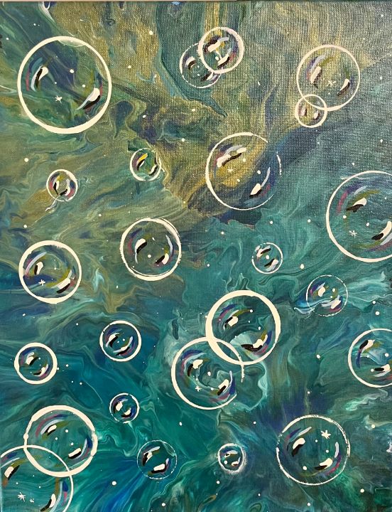 Blowing Bubbles - Deb's Art - Paintings & Prints, Abstract, Other ...