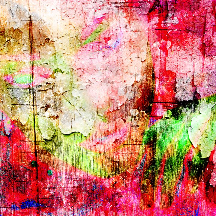 Colored cracked - Picturework - Digital Art & AI, Abstract, Color - ArtPal