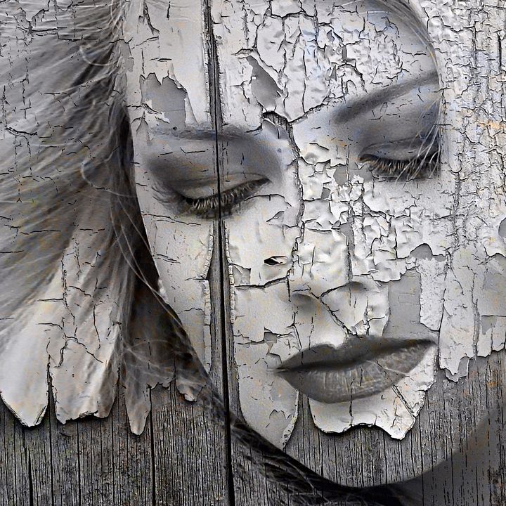 Peeling painted lady - Picturework - Digital Art, People & Figures ...
