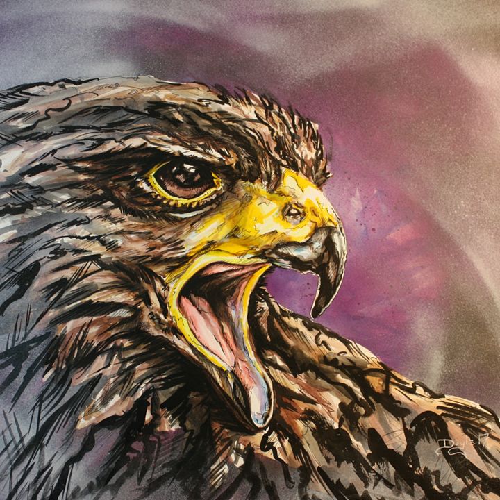 Fierce - Michael Doyle - Paintings & Prints, Animals, Birds, & Fish ...