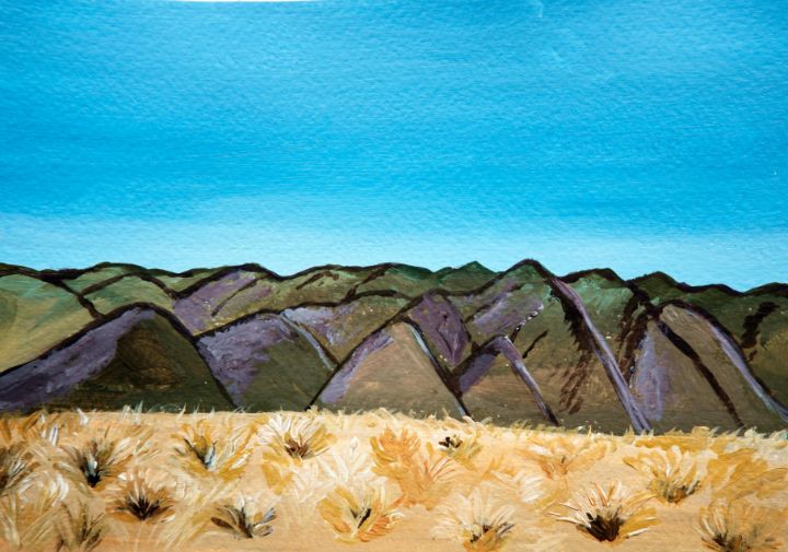 Hills in Argentina: Acrylic Art - fromSicilyWithLove - Paintings & Prints, Landscapes & Nature ...