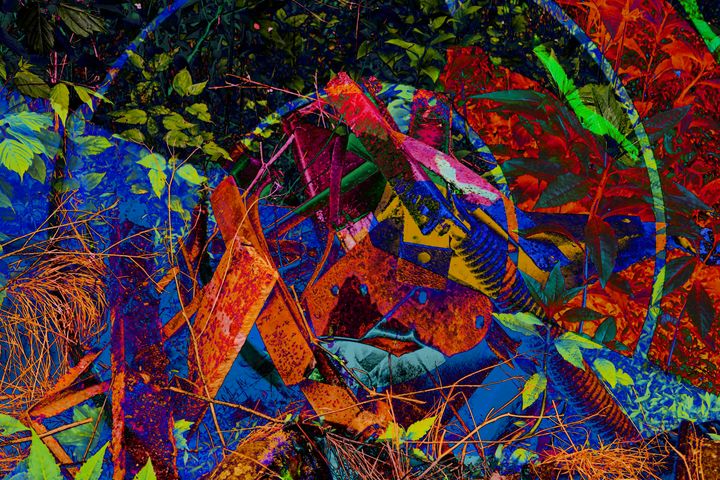 Rusty Trash Abstract PhotoArt - PhotoArt By Darla - Photography ...