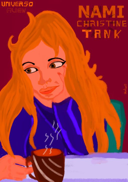 Nami Christine Tank: Drink Coffee - Universo33 - Digital Art & AI ...