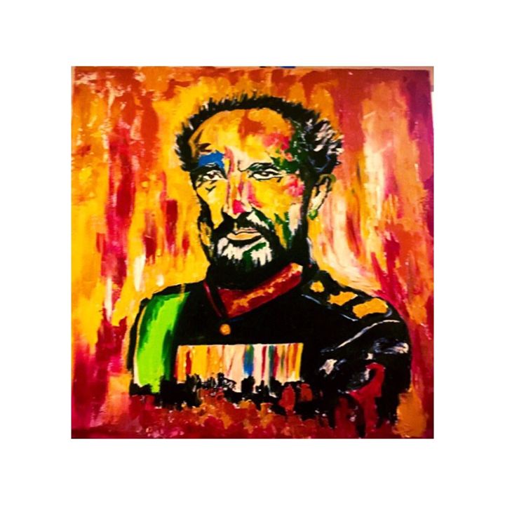 Haile Selassie - AnnieUniqueArt - Paintings & Prints, Abstract, Other ...
