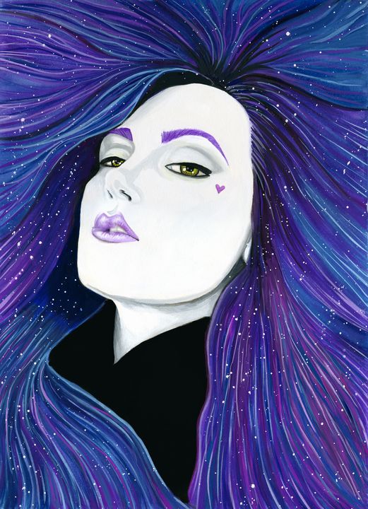 Moriah is Sparkling - Roxie Colors - Paintings & Prints, People ...
