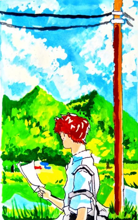 Clear sky - Nitant Vashisth - Paintings & Prints, Abstract, Landscape ...