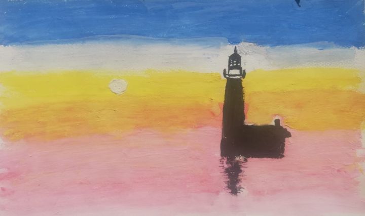 Sunset view - Syed Art - Paintings & Prints, Abstract, Color - ArtPal