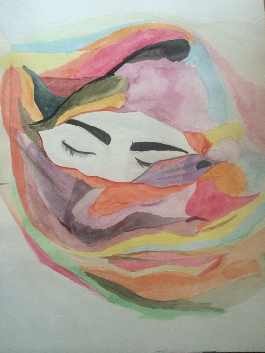 Paint Stained Sheets - Paintings & Prints, Photography