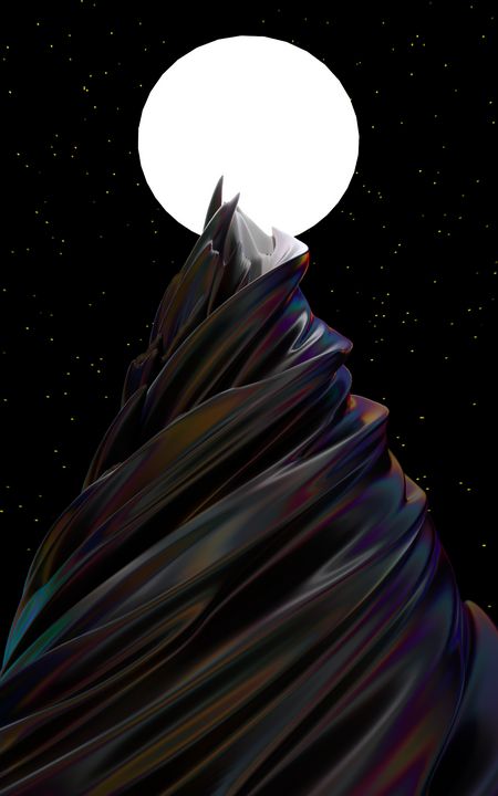 Moonlight - R. Mathews - Digital Art, Abstract, Landscape - ArtPal