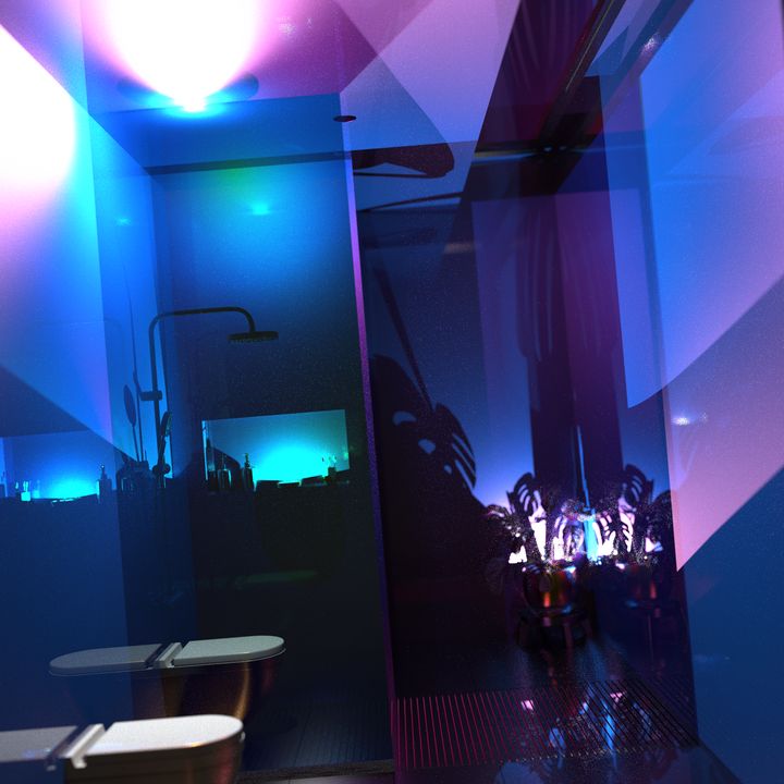 Miami Nights - R. Mathews - Digital Art & AI, Abstract, Man-made ...