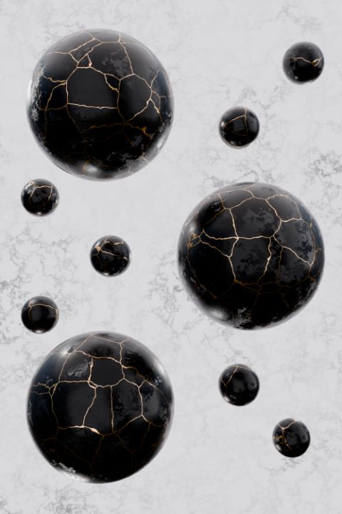 Kintsugi - R. Mathews - Digital Art & AI, Abstract, Man-made Objects ...