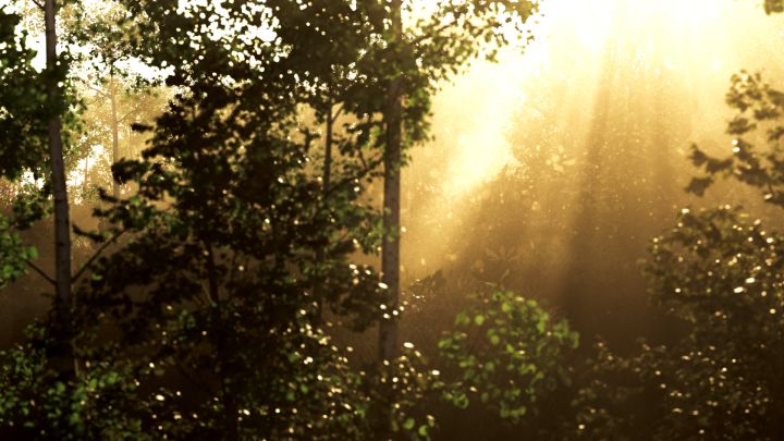 Gleaming Light - Journey - Digital Art & AI, Abstract, Landscape - ArtPal