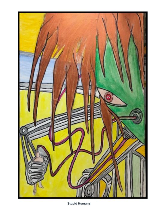 stupid humans - ALBLUETHEARTIST - Paintings & Prints, Fantasy ...