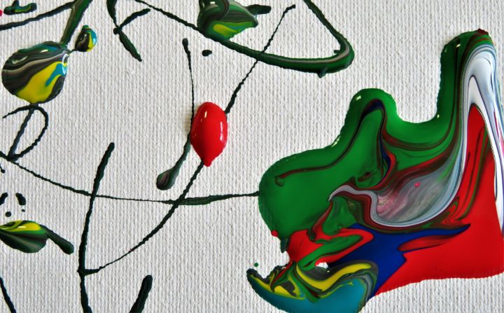 Droplet Swirl - Andrew Armas Collection - Paintings & Prints, Abstract ...