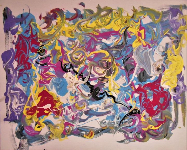 Fluid Abstract 6 - Andrew Armas Collection - Paintings & Prints ...