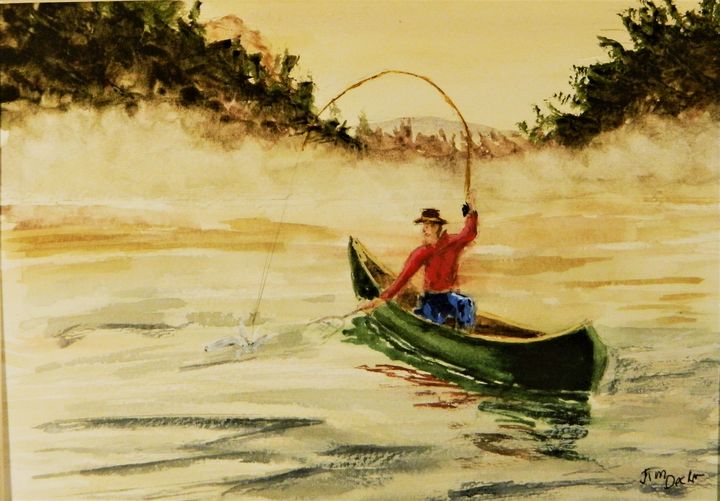 EARLY MORNING CATCH - jimdeckersartwork - Paintings & Prints ...