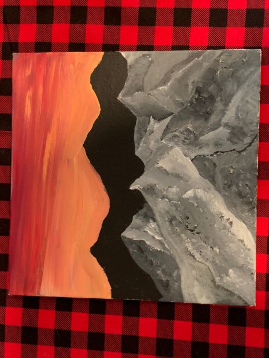 Mountain sunset - Brody’s Art /Midwest Reserve Paintings - Paintings ...