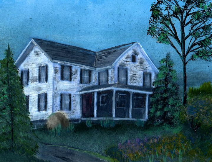 Farmhouse - $35 for Signed Original - James G - Paintings & Prints ...