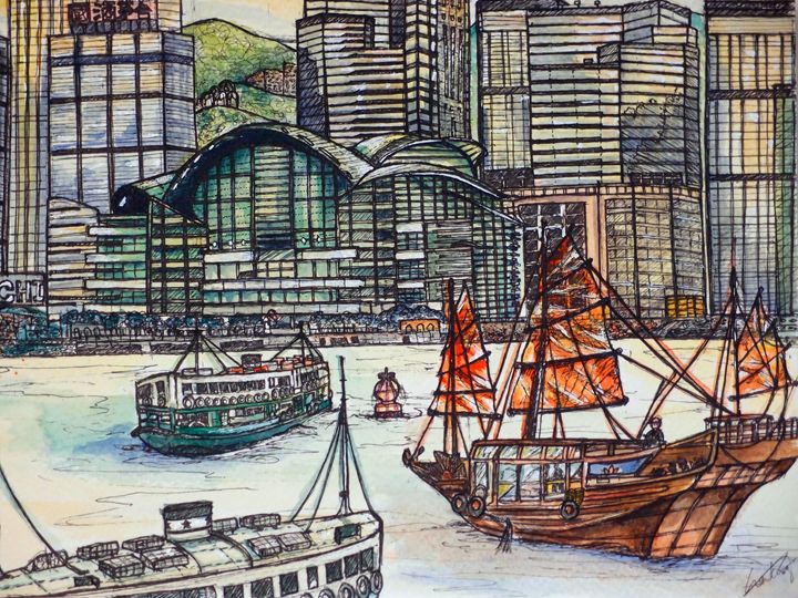 all day sketches - Drawings & Illustration