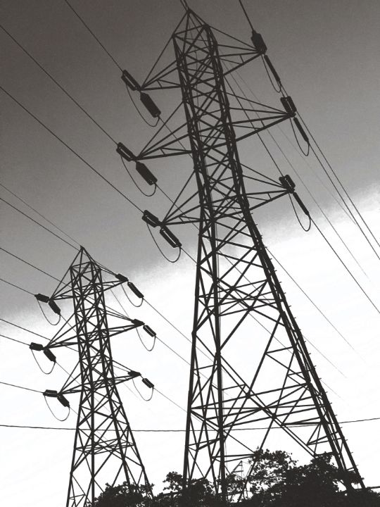 Power lines - Grafx.One - Digital Art & AI, Buildings & Architecture ...