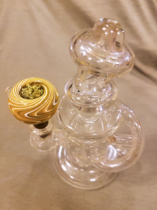 A glass bong loaded with cannabis - Grafx.One - Photography, Flowers ...