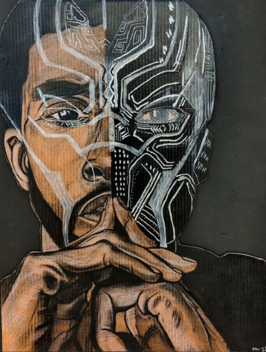 Chadwick “Black Panther” Boseman - Dwayne Wilson - Drawings ...