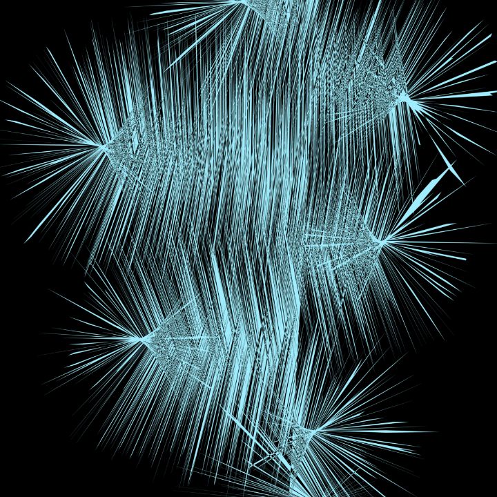 PrintPrint BLUE FROZEN LINES - linadreamstime - Digital Art & AI ...
