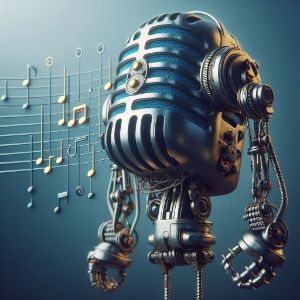Robot singing - Cstsy - Digital Art & AI, Science & Technology, Other ...