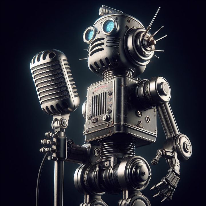 Robot singing - Cstsy - Digital Art & AI, Science & Technology, Other ...