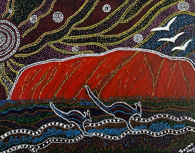 Magnificent Uluru - Universal Art - Paintings & Prints, Ethnic ...