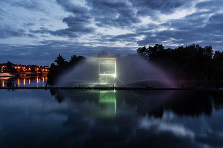 Night magic show of fountains on the - The most - Photography, Places ...