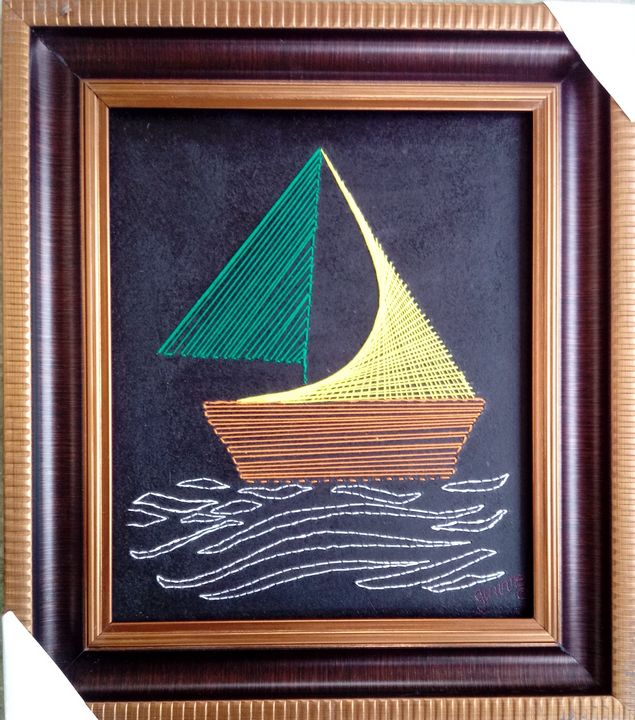 String art - Gininho - Paintings & Prints, Vehicles & Transportation ...