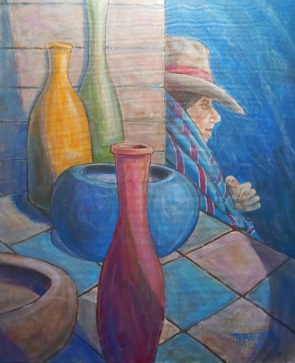 Pots For Sale - Bill Trantham - Paintings & Prints, Ethnic, Cultural ...