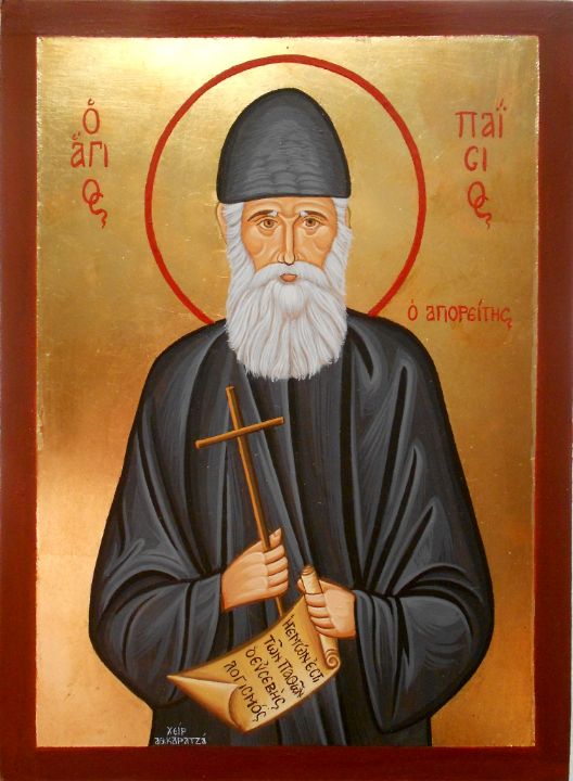 St. Paisios of Mount Athos - Athanasia Karatza - Paintings & Prints ...