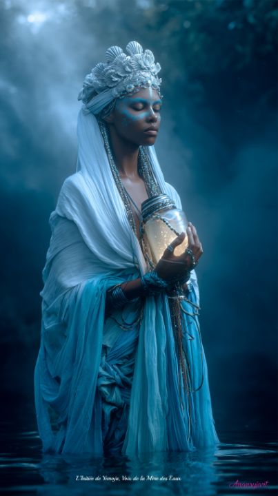 L’Initiée de Yemoja, Voix de la Mère - Anansyiart - Digital Art & AI ...