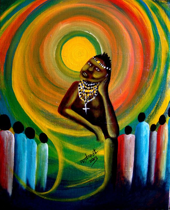 Thinking for the community - Destreet Art Gallery Africa - Paintings ...