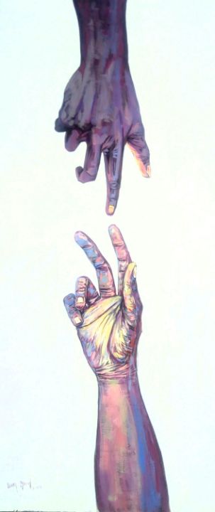 Help me God - Greenpalette art studio - Paintings & Prints, People ...