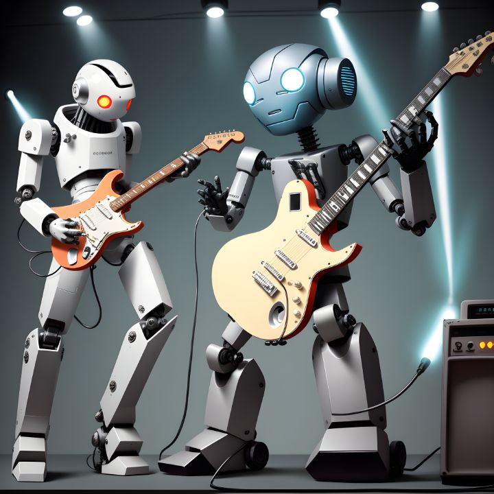 Metal Melodies: Rocking Guitars (AI) - Mindful Canvas AI - Digital Art ...