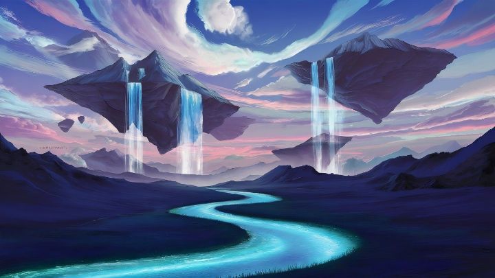 Ethereal Landscapes - The White Rose - Digital Art & AI, Landscapes ...