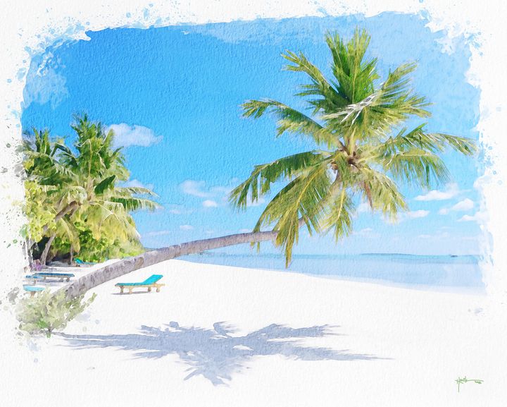 Maldives,paradise on earth - Angelo - Drawings & Illustration ...