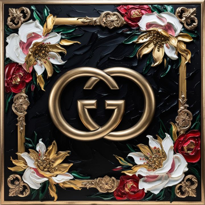 Gucci Art - Khanza - Paintings & Prints, Abstract, Color - ArtPal