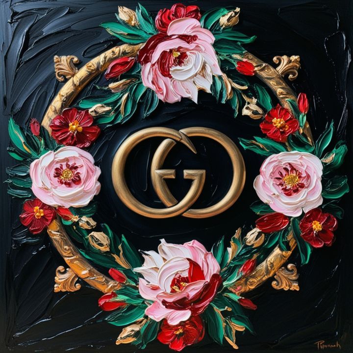 Gucci Art - Khanza - Paintings & Prints, Abstract, Color - ArtPal