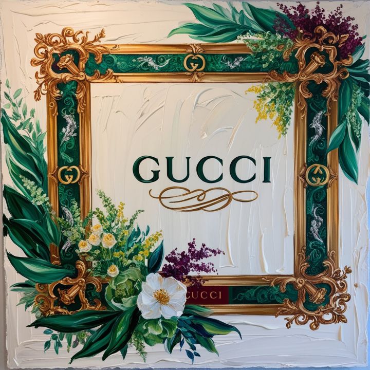 Gucci Art - Khanza - Paintings & Prints, Abstract, Color - ArtPal