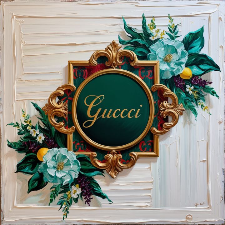 Gucci Art - Khanza - Paintings & Prints, Abstract, Color - ArtPal