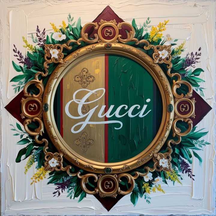 Gucci Art - Khanza - Paintings & Prints, Abstract, Color - ArtPal