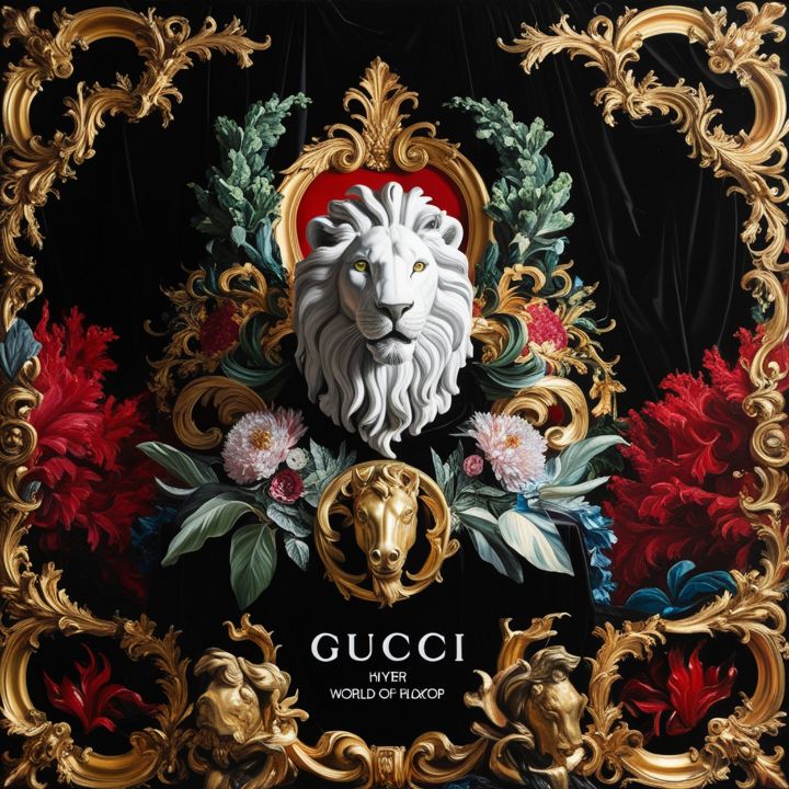 Gucci Art - Khanza - Paintings & Prints, Abstract, Color - ArtPal