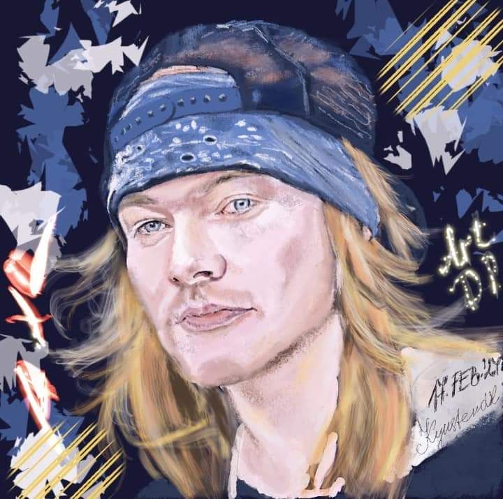 Axl Rose Fan Art - Dessy Panayotova Art and Crafts - Paintings & Prints ...
